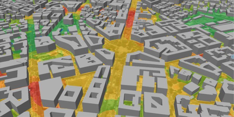 Heat mapping - IoT Sensors - Bettair Cities